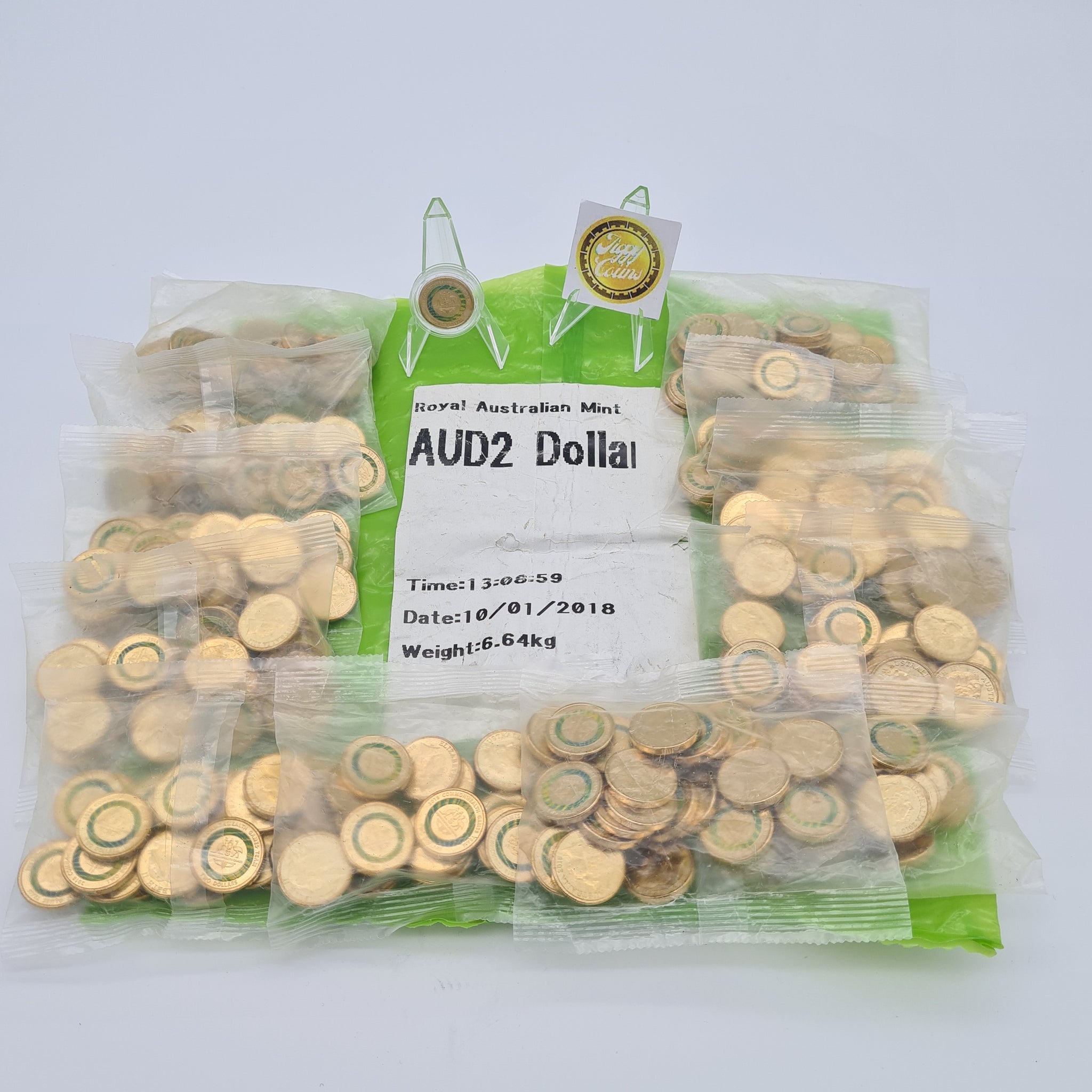 UNC 2018 $2 Green Commonwealth Games Gold Coast COA Two Dollar Coin ba