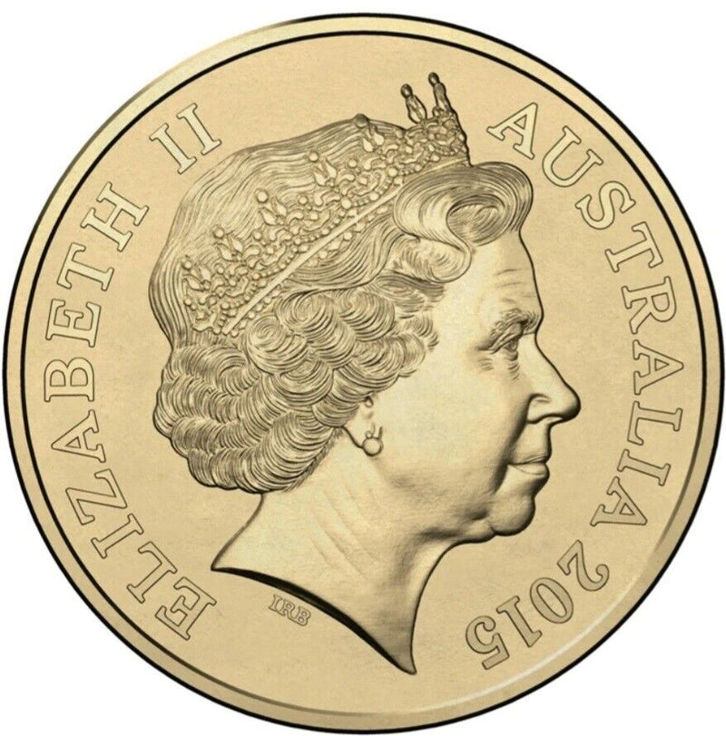 UNC $2 2015 Red Anzac Cove Lest We Forget War Graves two dollar coin e