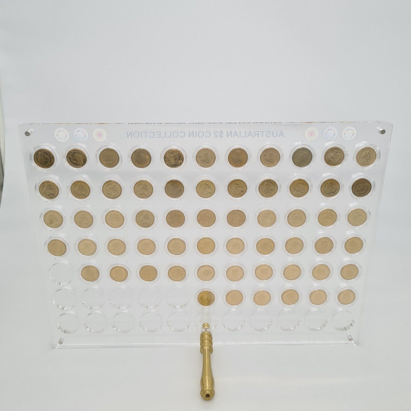 Australian $2 coin collection Two Dollar Display Case Holder Acrylic 7