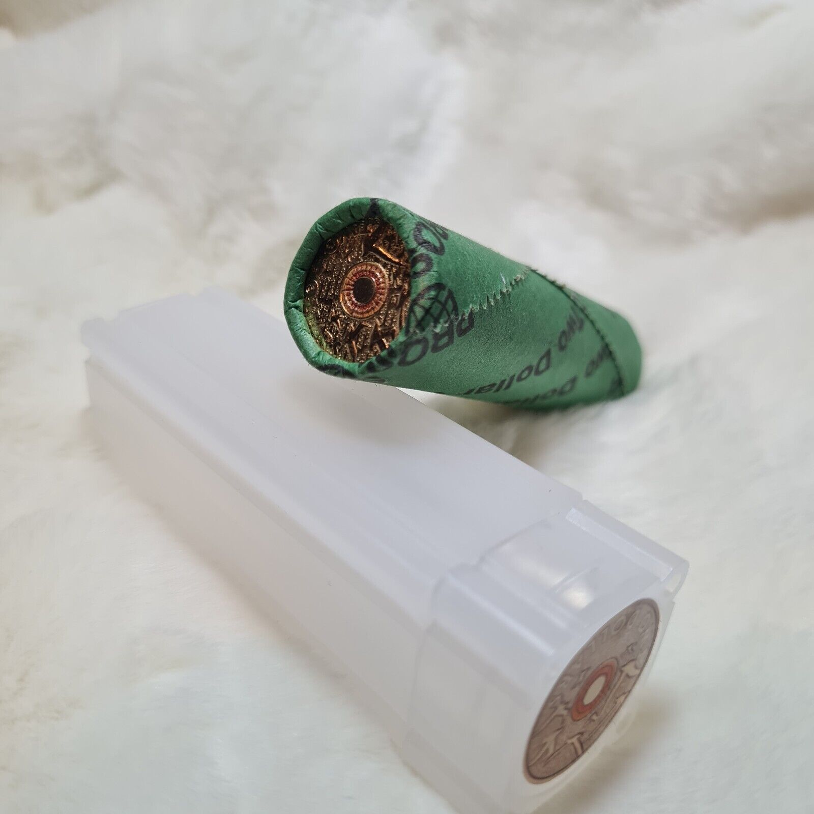 UNC $2 2015 Flanders Field Orange Australian Two Dollar Coin roll (25