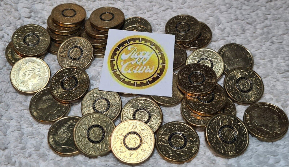 2016 $2 RIO OLYMPIC AUSTRALIAN TWO DOLLAR COLOURED SET x 6 COINS QUEEN