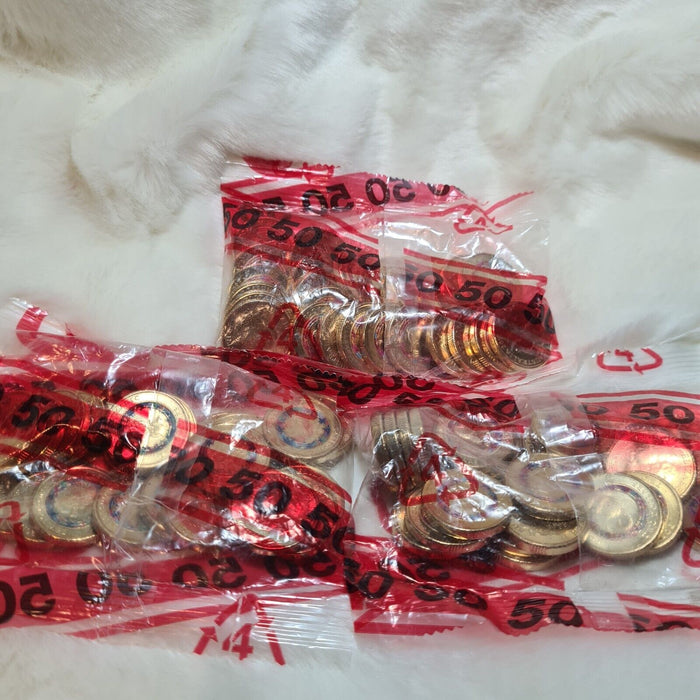 UNC 2017 $2 PURPLE POSSUM MAGIC FULL SET TWO DOLLAR COIN BAG (3 x 25 C